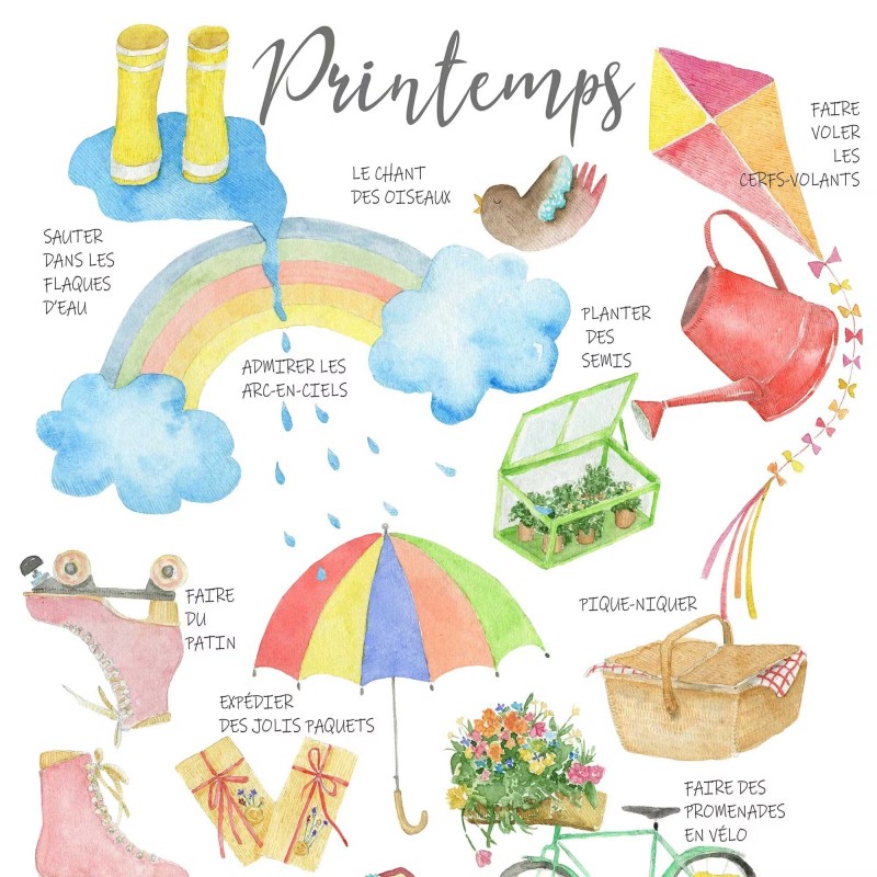 Affiche LES SAISONS - L'ÉTÉ